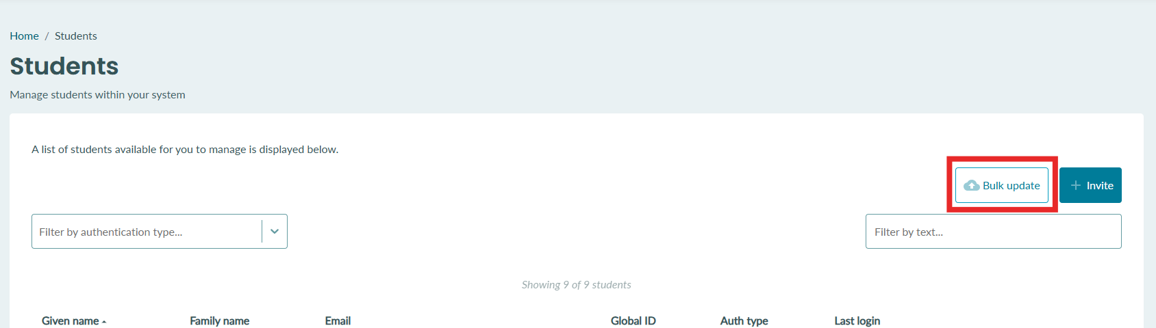 Student Identification Numbers - BetterExaminations Documentation